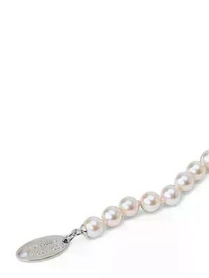 VIVIENNE WESTWOOD Logo-pendant Beaded Necklace