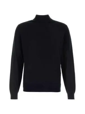 TOM FORD High-neck Wool Sweater - Black