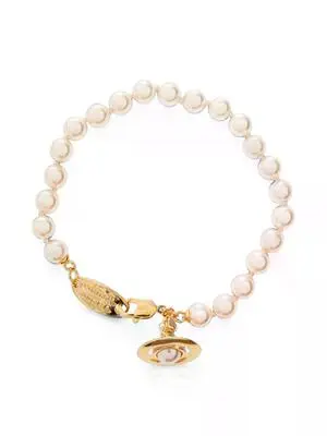 VIVIENNE WESTWOOD Simonetta Orb Bracelet - Neutrals