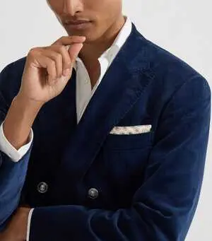Brunello Cucinelli Silk Polka-dot Pocket Square
