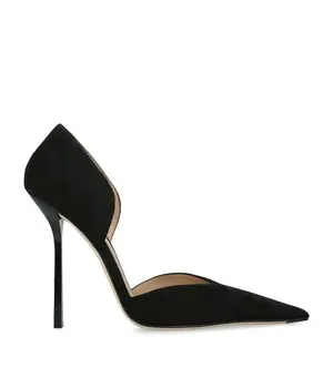 Victoria Beckham Suede Angle D'orsay Pumps 115