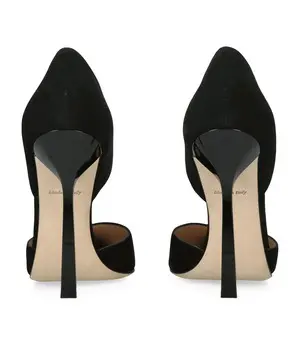 Victoria Beckham Suede Angle D'orsay Pumps 115