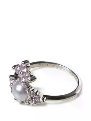 VIVIENNE WESTWOOD Orb Crystal-embellished Ring