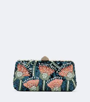 Valentino Garavani Carry Secrets Embellished Clutch - Multicoloured