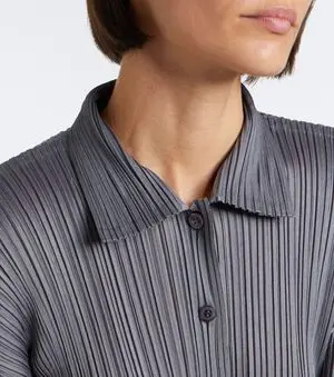 Issey Miyake Basics Pleated Shirt