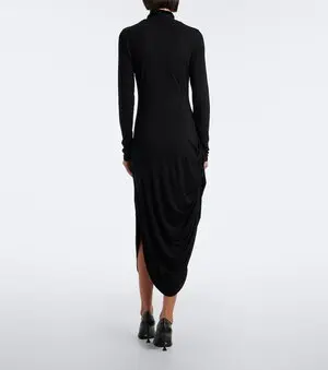 Proenza Schouler Draped Jersey Midi Dress