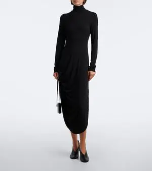 Proenza Schouler Draped Jersey Midi Dress