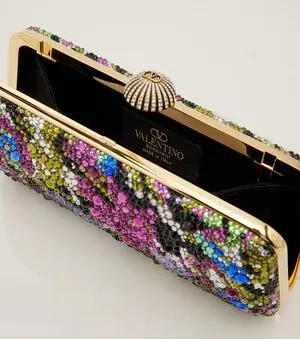 Valentino Garavani Carry Secrets Embellished Clutch