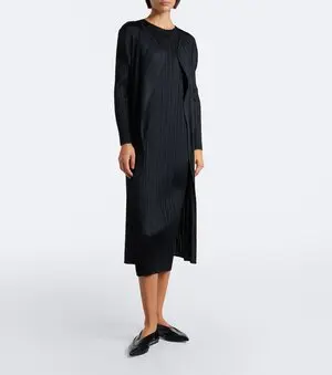 Issey Miyake Basics Pleated Cardigan