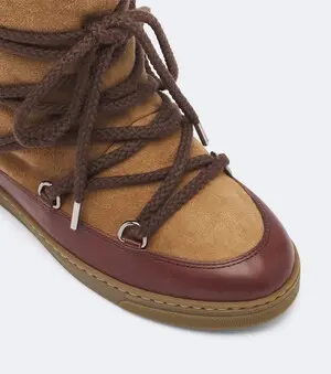 Isabel Marant Étoile Nowles Shearling-lined Leather Snow Boots
