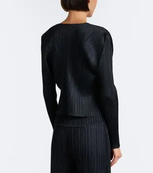Issey Miyake Basics Pleated Cardigan