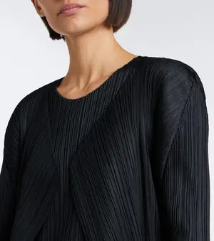 Issey Miyake Basics Pleated Cardigan