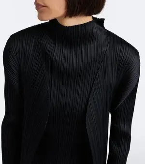 Issey Miyake Basics Pleated Cardigan