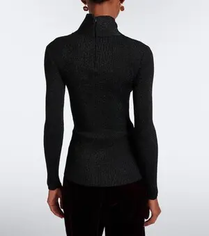 Valentino Garavani Cut-out Lame Sweater