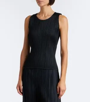Issey Miyake Basics Pleated Top