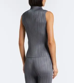 Issey Miyake Basics Pleated Top