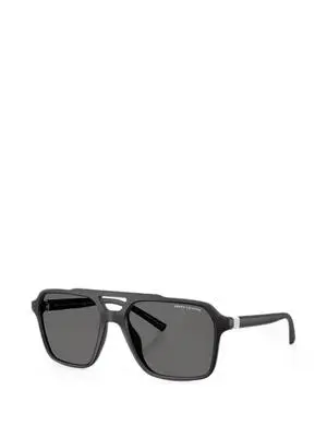 Armani Exchange Geometric-frame Sunglasses