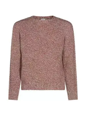 04651 / A TRIP IN A BAG Marl Raglan-sleeve Sweater - Red