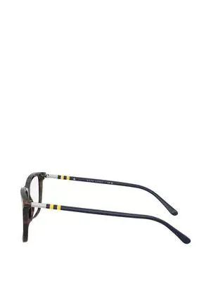 POLO RALPH LAUREN EYEWEAR Rectangle-frame Tortoiseshell-effect Glasses