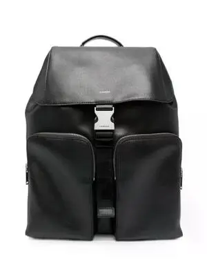 Sandro Buckle-fastening Leather Backpack