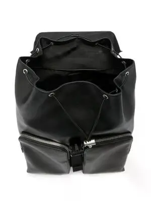 Sandro Buckle-fastening Leather Backpack