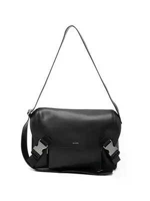 Sandro Buckle-fastening Messenger Bag - Black