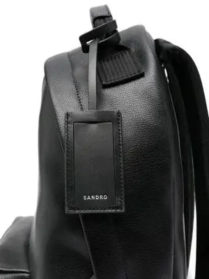 Sandro Zip-fastening Logo-detail Backpack