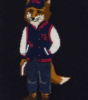Bonpoint X Maison Kitsuné Wool Fox Sweater