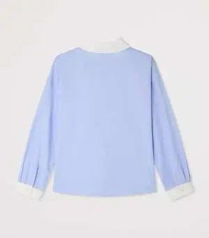 Bonpoint X Maison Kitsuné Cotton Embroidered Shirt
