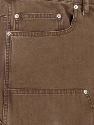 TONYWACK Cargo Cotton Bermuda Shorts With Distressed Effect