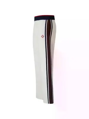 Casablanca Café Cultural Stripe Logo-patch Track Pants