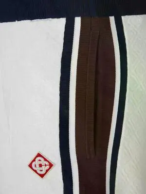 Casablanca Café Cultural Stripe Logo-patch Track Pants