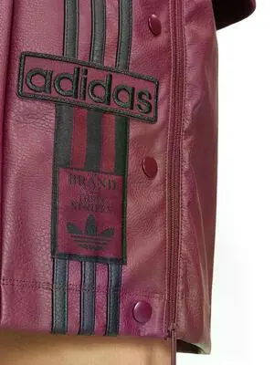 Adidas Logo-patch Side-stripe Mini Skirt