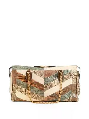 Valentino Garavani Panthea Medium Shoulder Bag In Exotic Leather