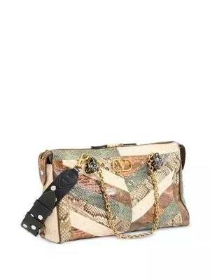 Valentino Garavani Panthea Medium Shoulder Bag In Exotic Leather