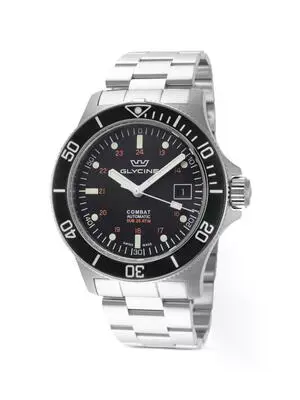 GLYCINE Combat Sub 42mm Watch - Black