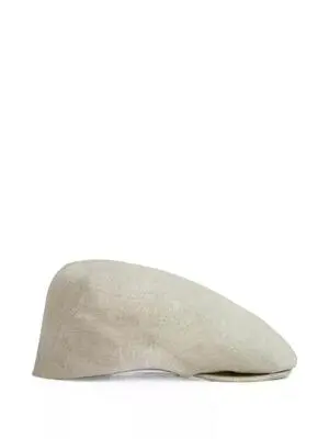 LOCK & CO. HATTERS Florida Flat Cap - Neutrals