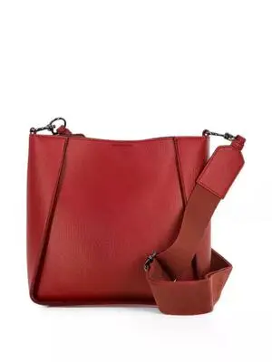 Stella McCartney Perforated Logo Shoulder Bag - Red
