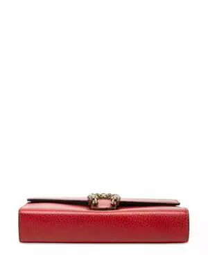 Gucci Calfskin Dionysus Wallet On Chain Crossbody Bag - Red