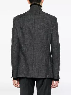 Corneliani High-neck Button-up Jacket