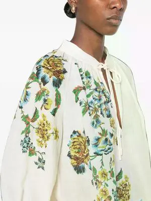 ALEMAIS Phyllis Floral-print Blouse