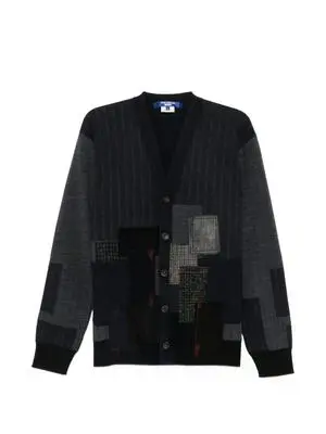 Junya Watanabe Jacquard Patchwork Cardigan
