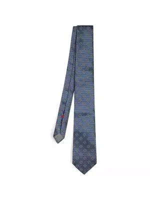 Brunello Cucinelli Micro-pattern Silk Tie