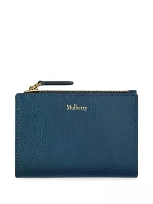Mulberry Continental Bifold Zipped Wallet - Blue