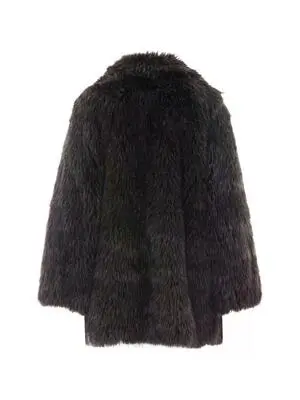 VALENTINI 1972 Faux-fur Notch-lapel Coat