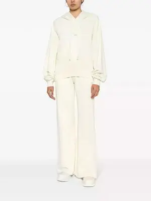 Off-White Cotton Track Pants With Signature Arrows Motif
