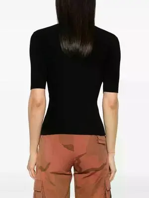 Off-White Appliqué-logo Ribbed-knit Top