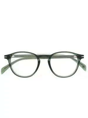 DB EYEWEAR BY DAVID BECKHAM Oval-frame Translucent Glasses