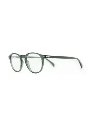 DB EYEWEAR BY DAVID BECKHAM Oval-frame Translucent Glasses