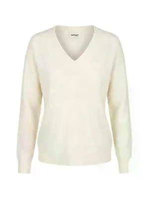 NOTSHY V-neck Cashmere Sweater - Neutrals